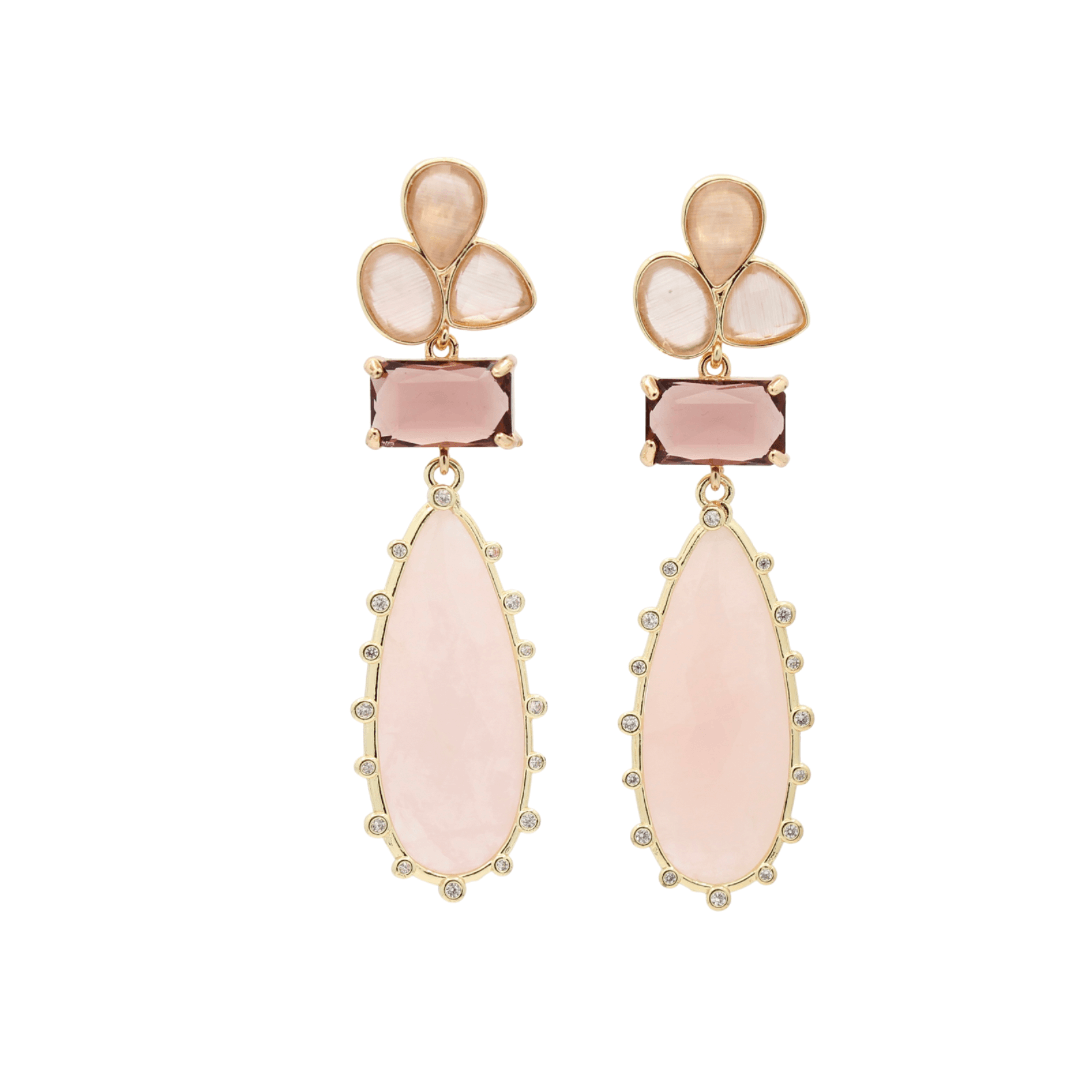 Pink Roza oorstekers | PaulinaM